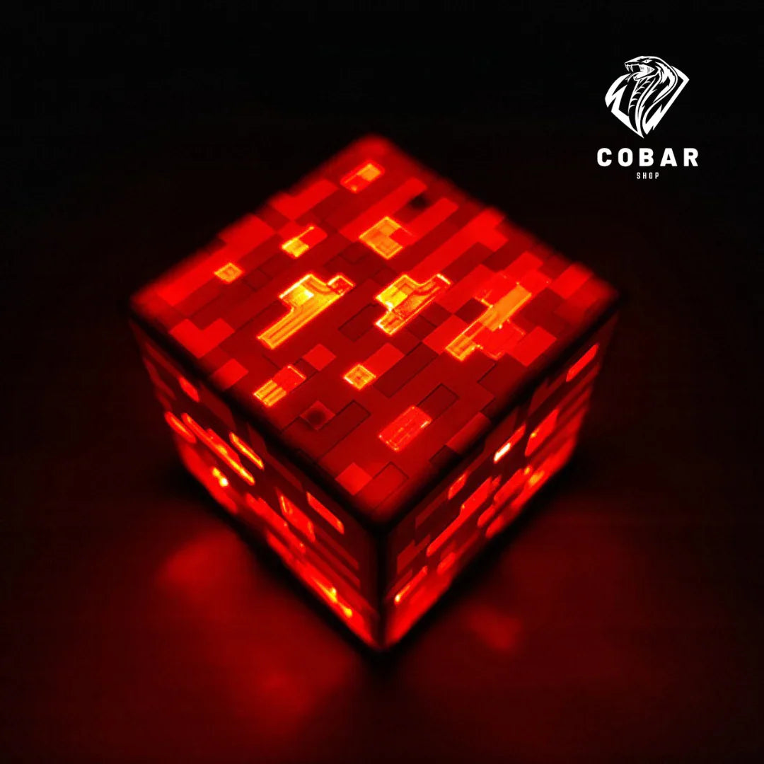 Luminária Cubo Minecraft